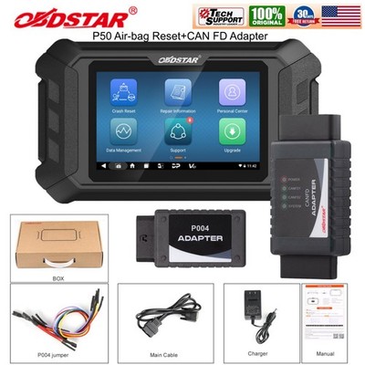 OBDSTAR P50 SRS Reset Tool With CAN FD Adapter Cover 95 Brands &15300 ...