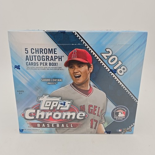 2018 Topps Chrome Baseball Hobby Jumbo Box - FACT. SEALED !!! RARE ...