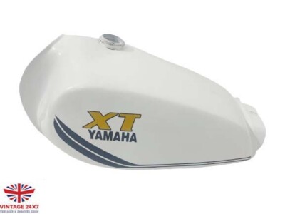 Fit For Yamaha Xt 250 3Y3 4Y1 White Painted Petrol Tank 1980-1990 | eBay