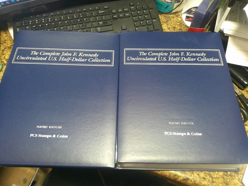 Complete John F. Kennedy 1/2 Dollar Collection 2 binders 51 panels 101 ...