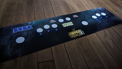 Sega WWF Royal Rumble Control Panel Overlay dedicated naomi | eBay