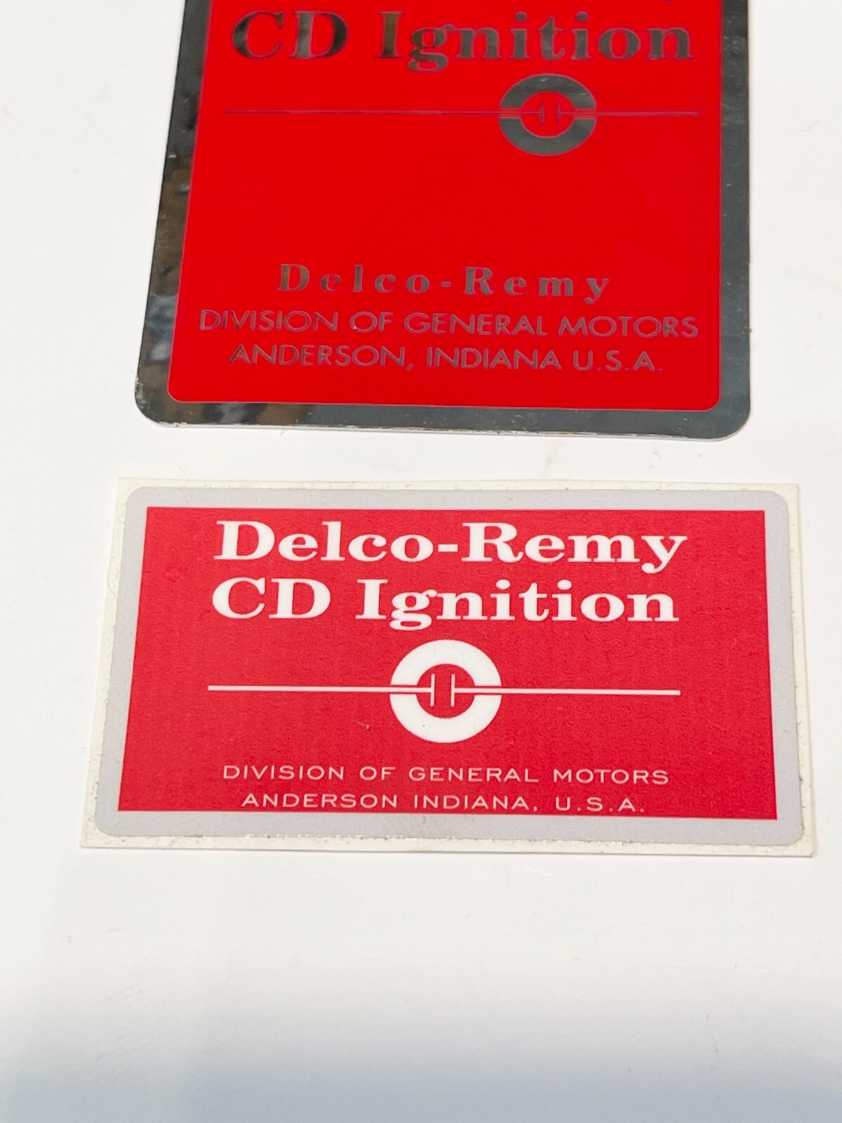 DELCO-REMY GM CAMARO CHEVY GTO PONTIAC CD IGNITION STICKER SET | eBay