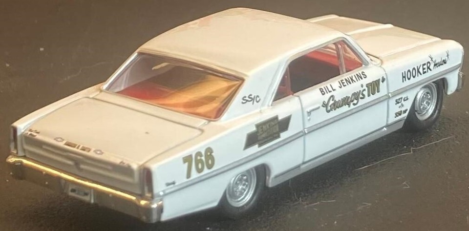 BILL JENKINS GRUMPYS TOY 1966 CHEVY SUPER STOCK NOVA NHRA DRAG STRIP ...