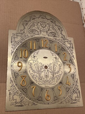 Antique Revere Telechron Tubular Chime Hall Grandfather Clock Dial ...