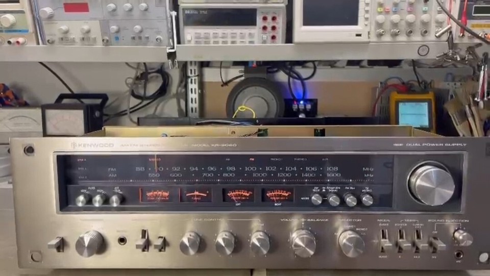 Very rare Kenwood KR-9060 Receiver. Amplifier tuner. Same that KR-9600 ...