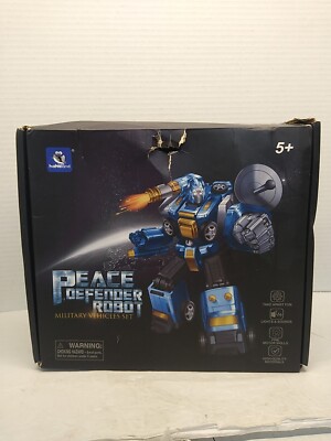Peace Defender Robot, Turn Into 5 Special Military Vehicles Box Is ...