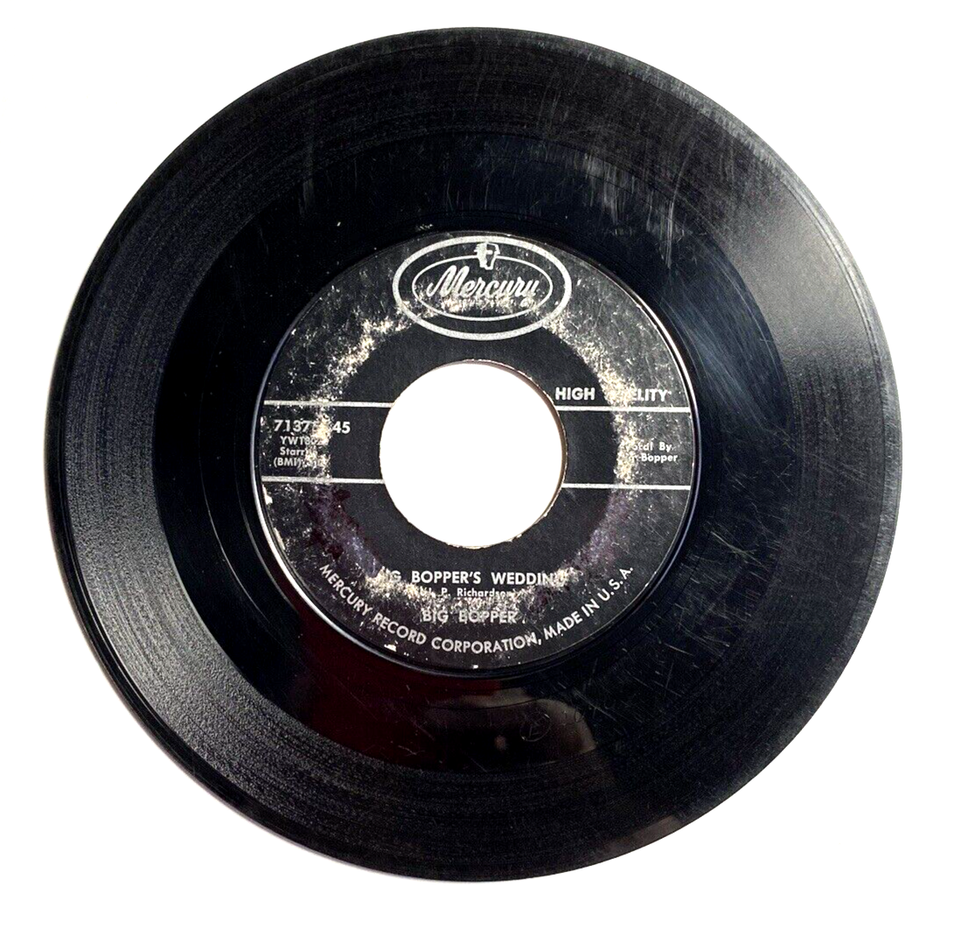 The Big Bopper Big Boppers Wedding - Mercury Label Rock Rockabilly, 45 ...