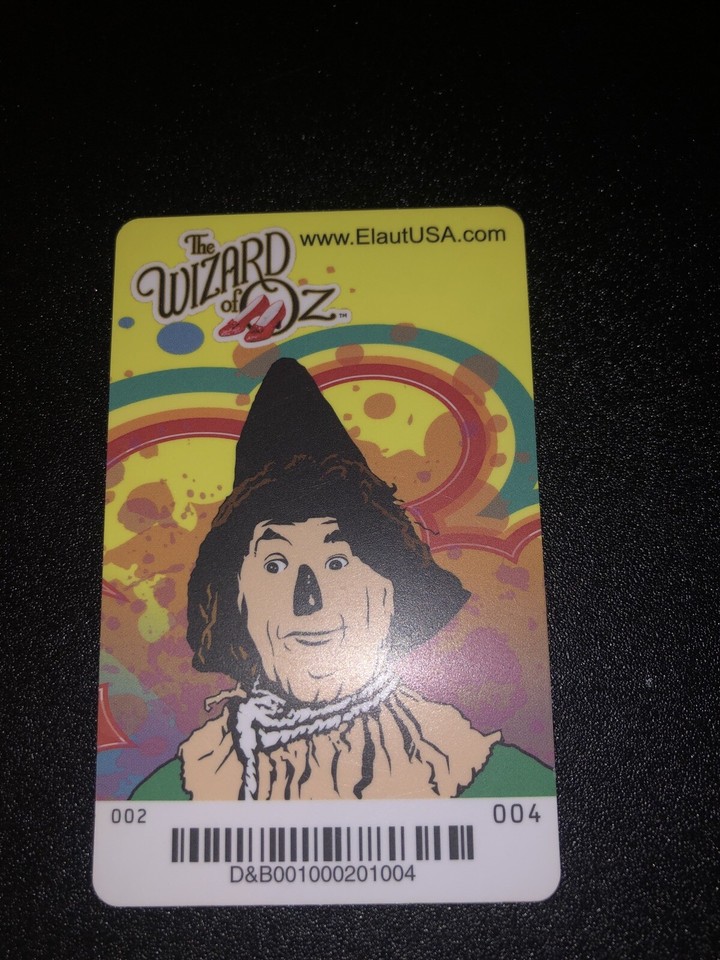 Scarecrow Elaut Card The Wizard of Oz Arcade Coin Pusher Game Dave and ...