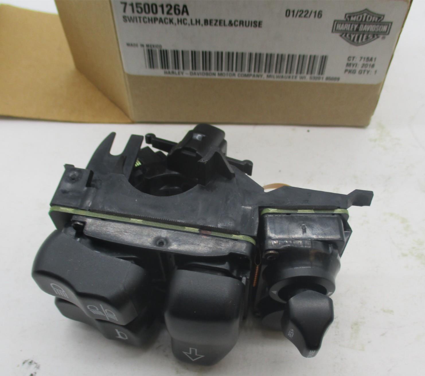 Harley Davidson FLHR Left Hand Handlebar Control Switch pack Assembly ...