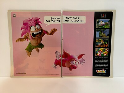 Tomba! - Promotional Double Magazine Ad - Sony Playstation - PS1 | eBay
