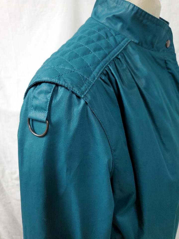 Members Only Green Jacket Zip Front Size 9/10 Pockets Lined Vintage | eBay