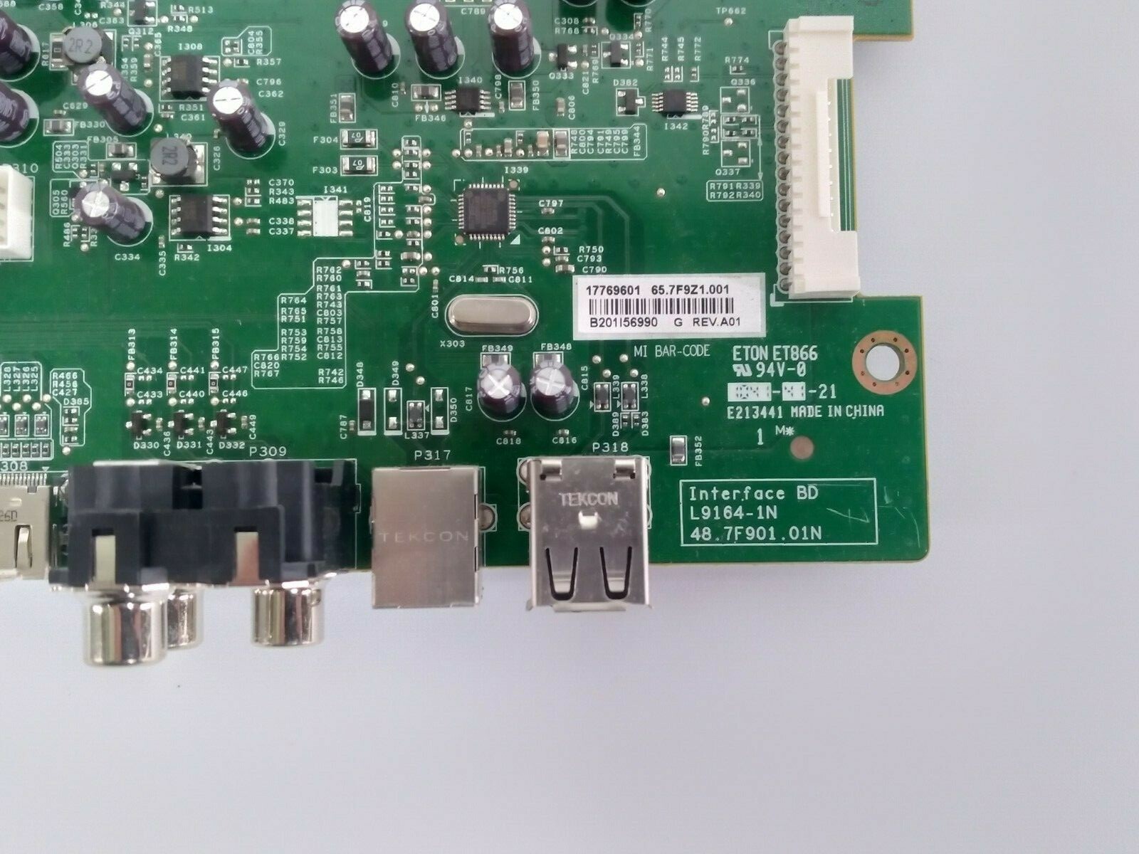 Dell U3011 Interface Main System Board 48.7F901.01N 30" Monitor Parts ...