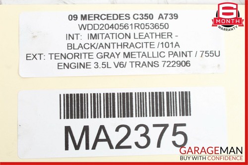 06-12 Mercedes W204 C350 E550 CLK350 Lower Oil Pan 2720100128 OEM | eBay