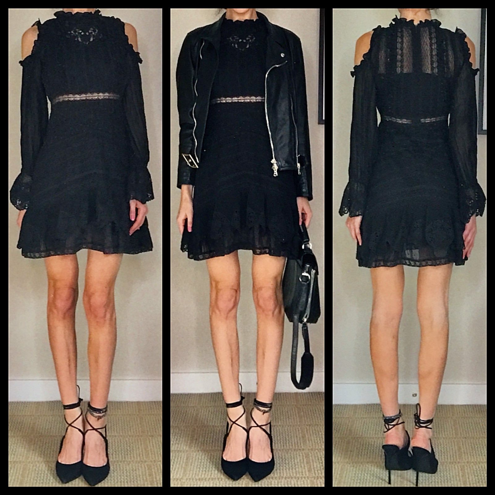 New LOVE SAM Cold Shoulder Fil de Coupe Crochet Lace … - Gem