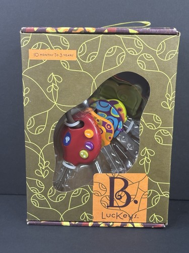 B. Toys LucKeys 4 Textured Toy Keys For Babies & Toddlers Flashlight ...