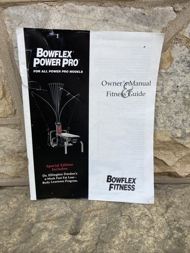 Bowflex Power Pro Owner's Manual & Fitness Guide Workout List Diet ...