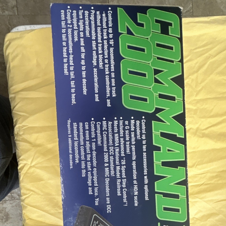 MRC Command 2000 Digital DCC Controller, Controls 10 Locos, HO/G ...