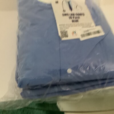 10ct Blue Disposable Polypropylene Frocks 45 gsm Medium /w 6 Snaps | eBay