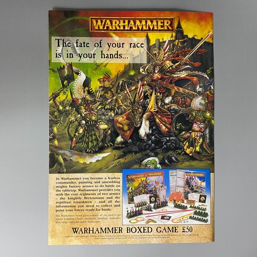 Jeu De Société Warhammer Édition 5 Jeux Workshop Vintage Rétro Annonce ...