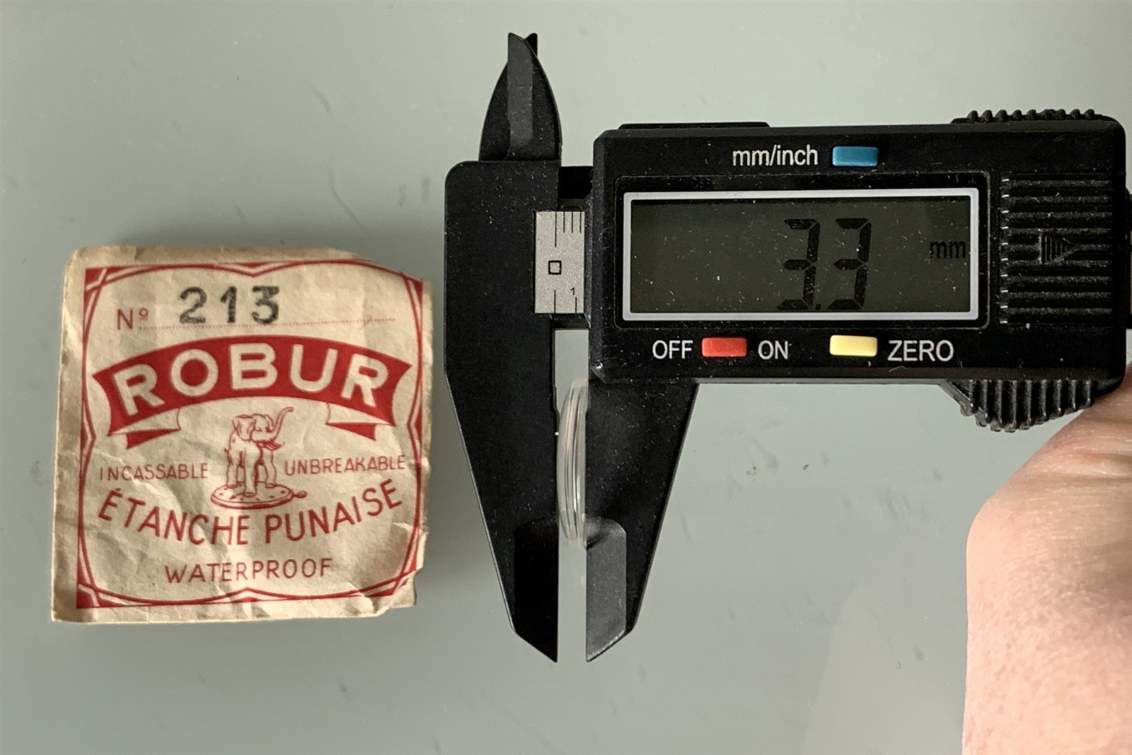 Vintage NOS ROBUR 213 Perspex Watch Glass Crystal Dial Cover 20.9mm 3 ...