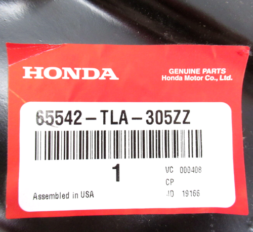 Genuine OEM Honda 65542-TLA-305ZZ Passenger RH Rear Body Rail 2017-2022 ...