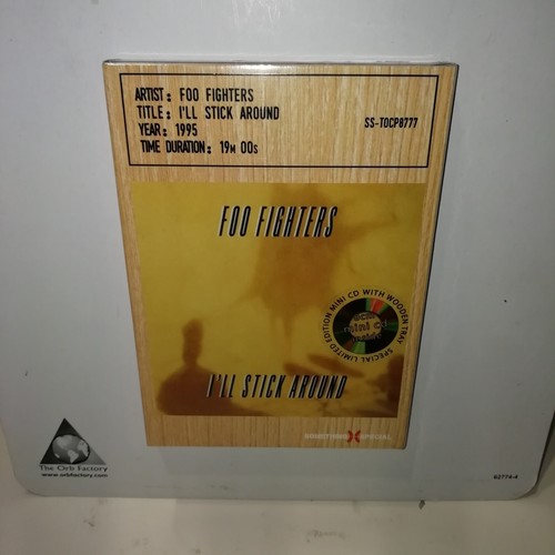 Foo Fighters - I`ll Stick Around (Single) (Wood Box, Mini-CD) SEALED ...