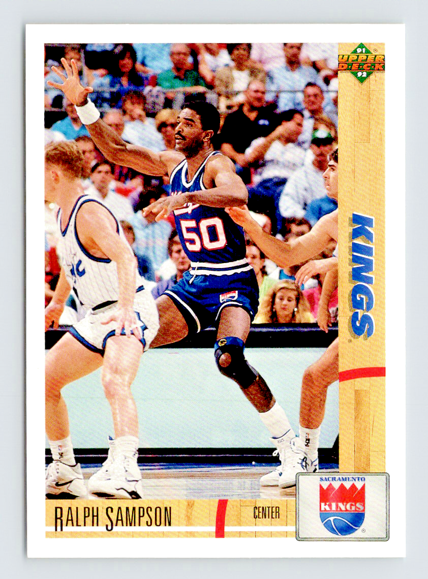 1991 Upper Deck Card, #397 Ralph Sampson Hall of Fame, Sacremento Kings ...