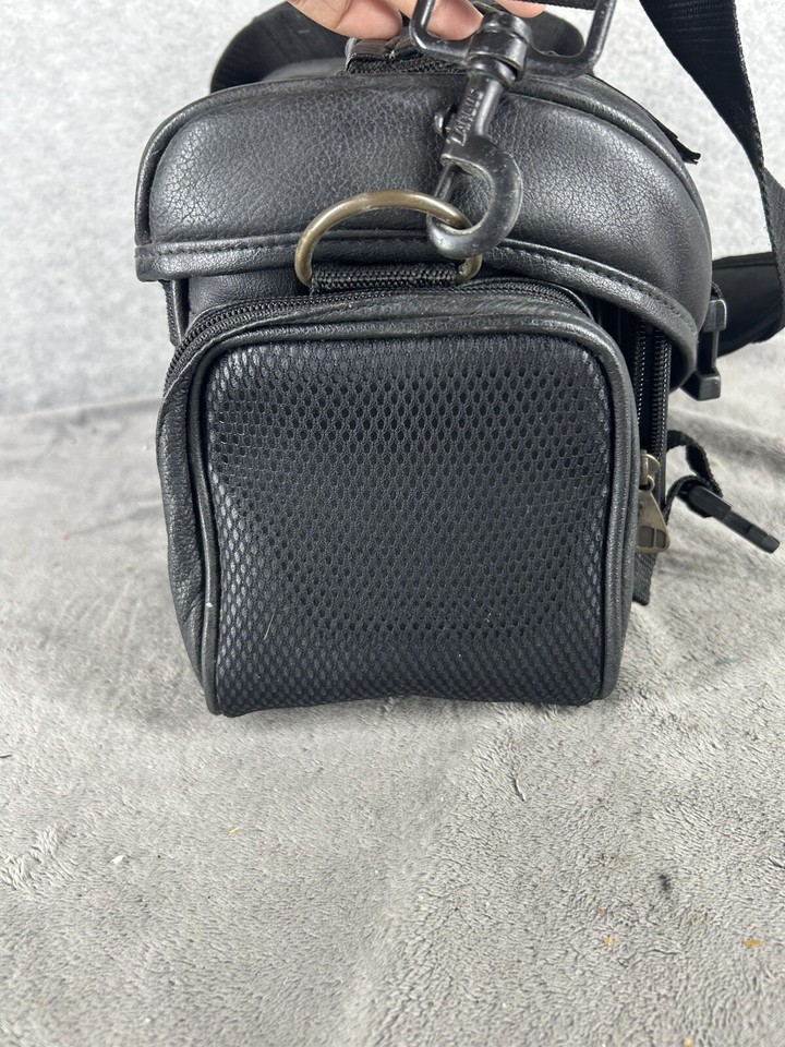 Black Ambico Adjustable Over The Shoulder Camera Bag Case | eBay