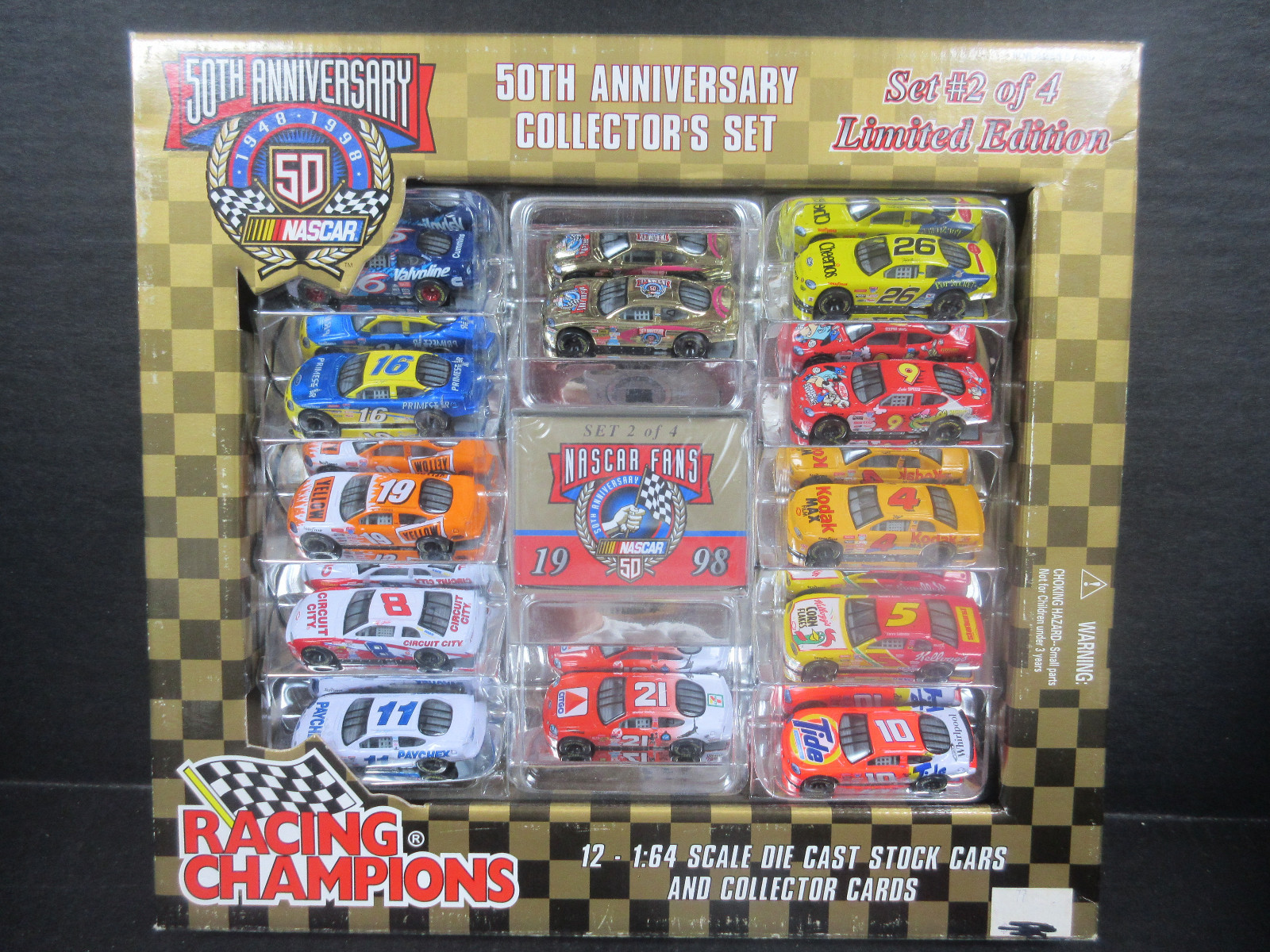 1998 Racing Champions 12 car set 50th Aniversary Set 2 of 4 --1/64th | eBay