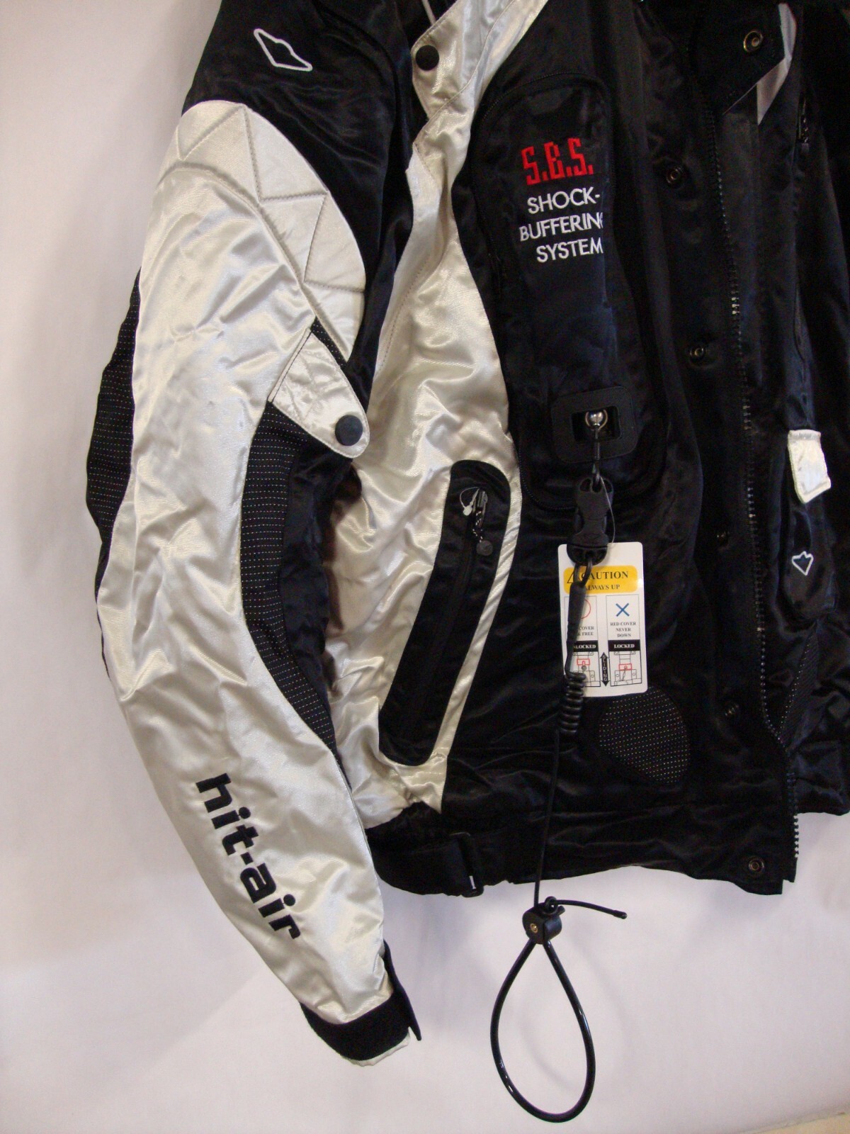 Hit -Air 2XL motorcycle jacket shock buffering system black w ...