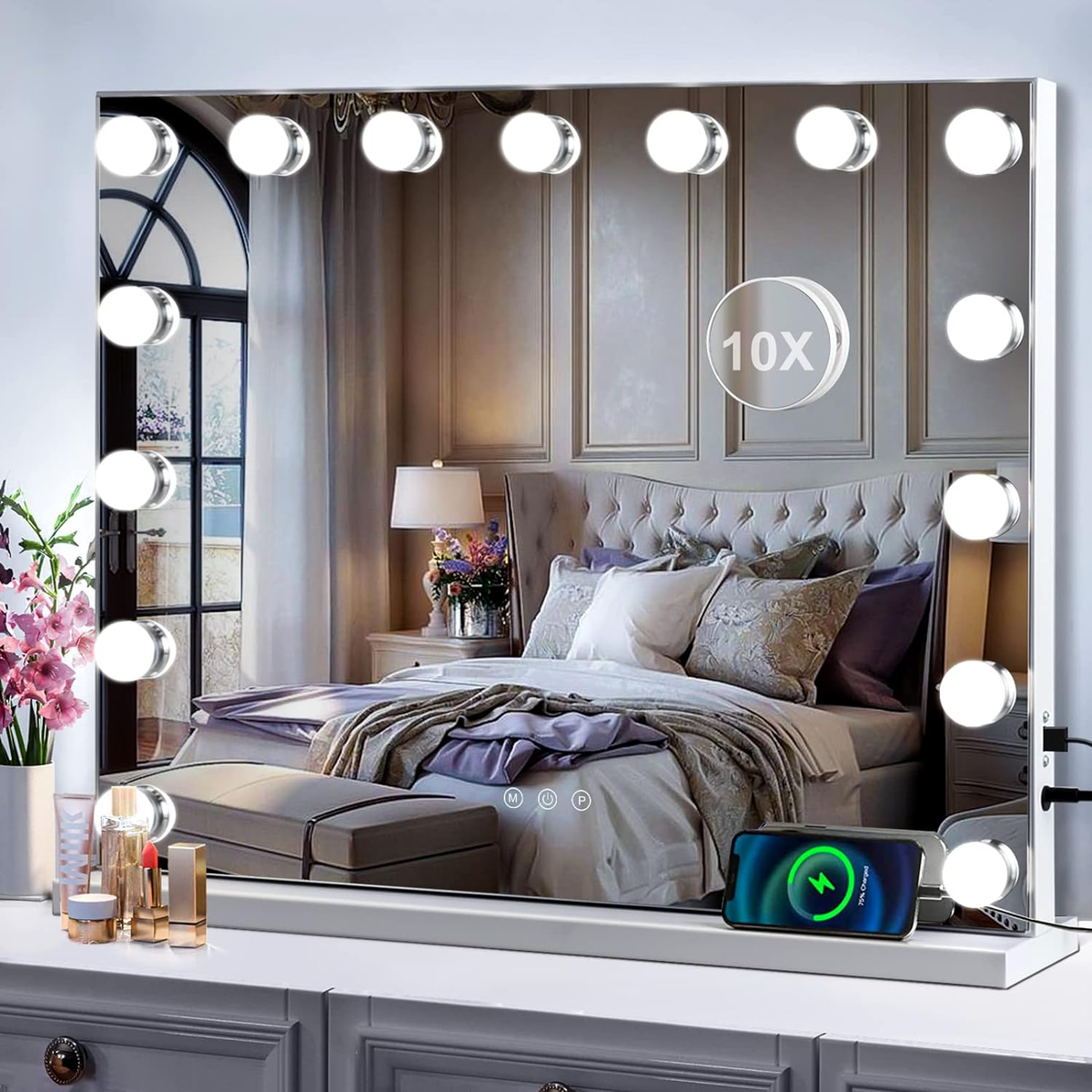 Full Vanity Makeup Mirror Light Titan LED Vanity Mirror