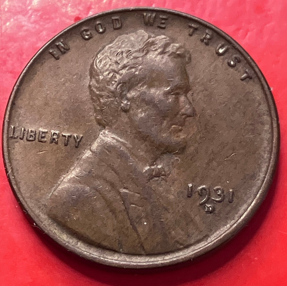 1931-D Lincoln Wheat Cent Penny GEM BN AU From an Original Bank Roll | eBay