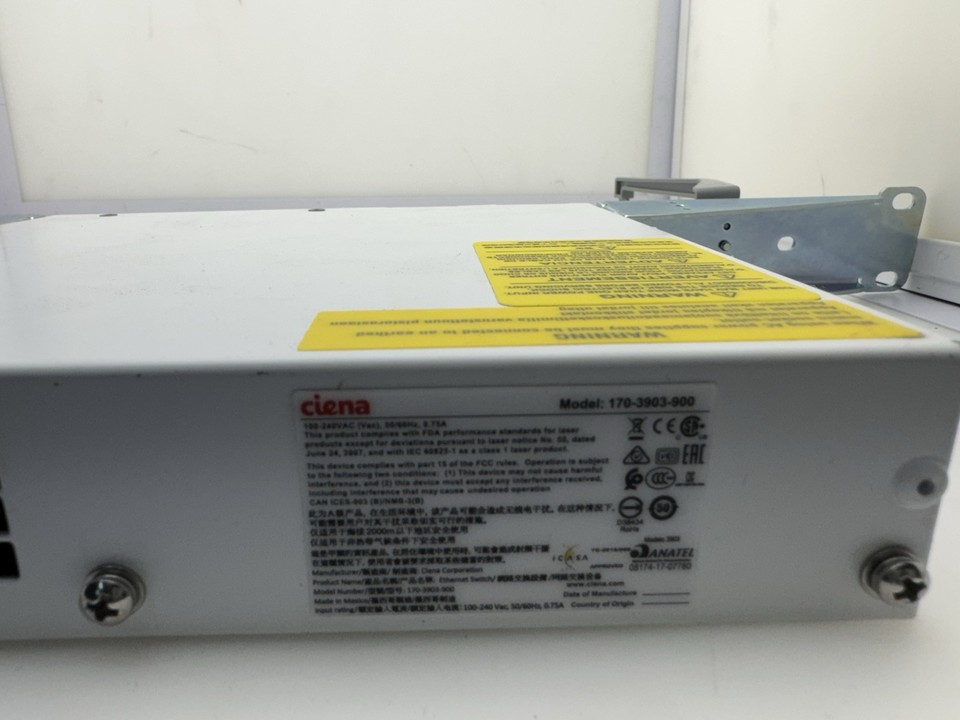Ciena 3903 Ethernet Service Delivery Switch 170-3903-900 | eBay