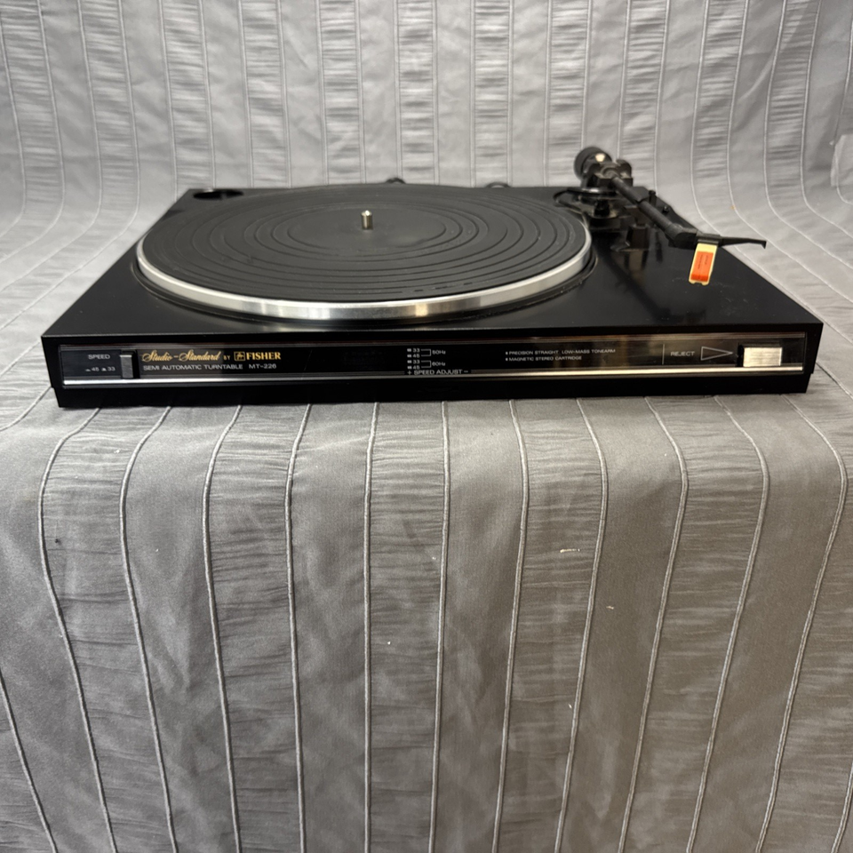 Fisher MT-226 Studio Standard Semi-Automatic Turntable, For Parts Or ...