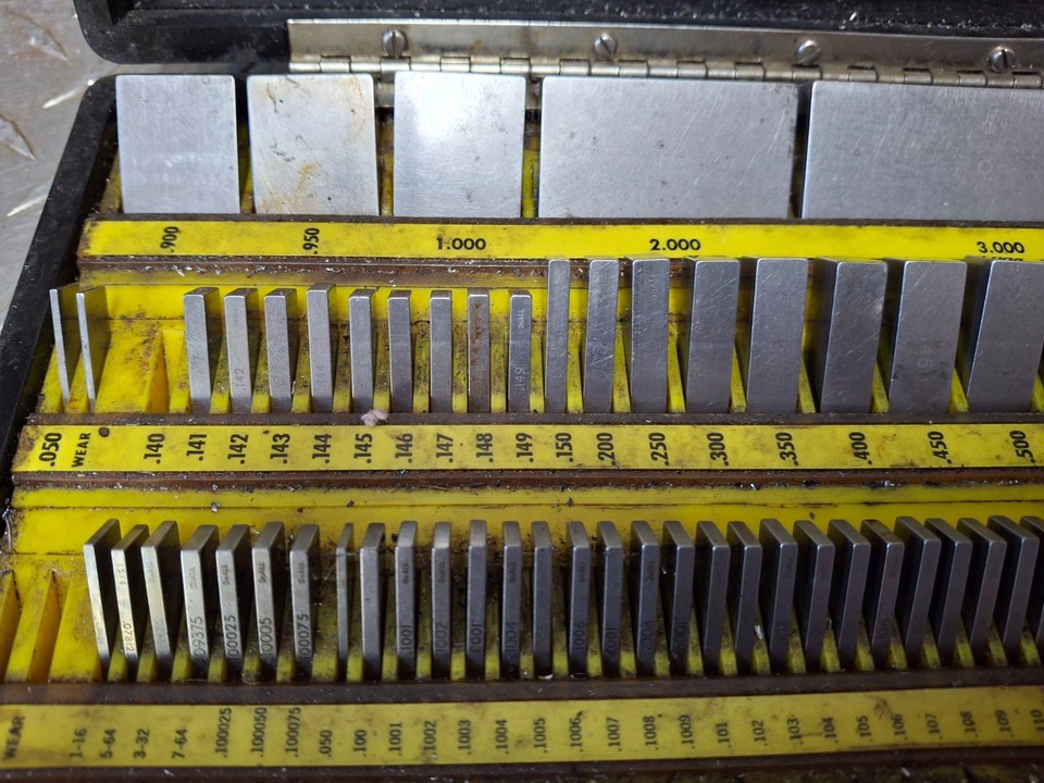 Do All Gage Block Grade A 87 Pieces With Case Machinist Gauge Tool | eBay