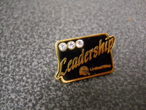Vintage United Way Leadership Lapel Pin Award w/ 3 Diamonds | eBay