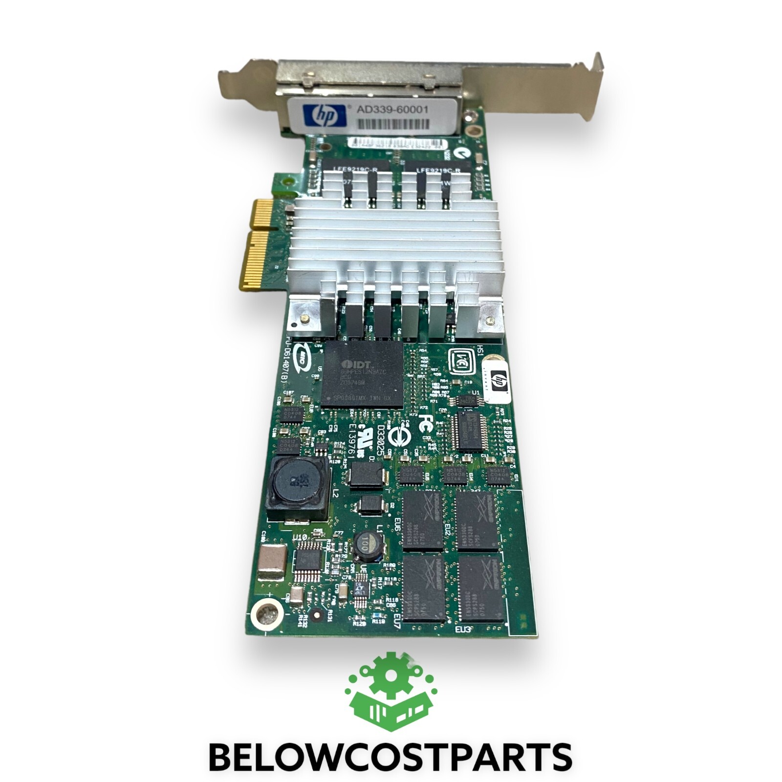 HP AD339-60001 1000BASE-T PCIe 4-port Gigabit Ethernet Adapter | eBay