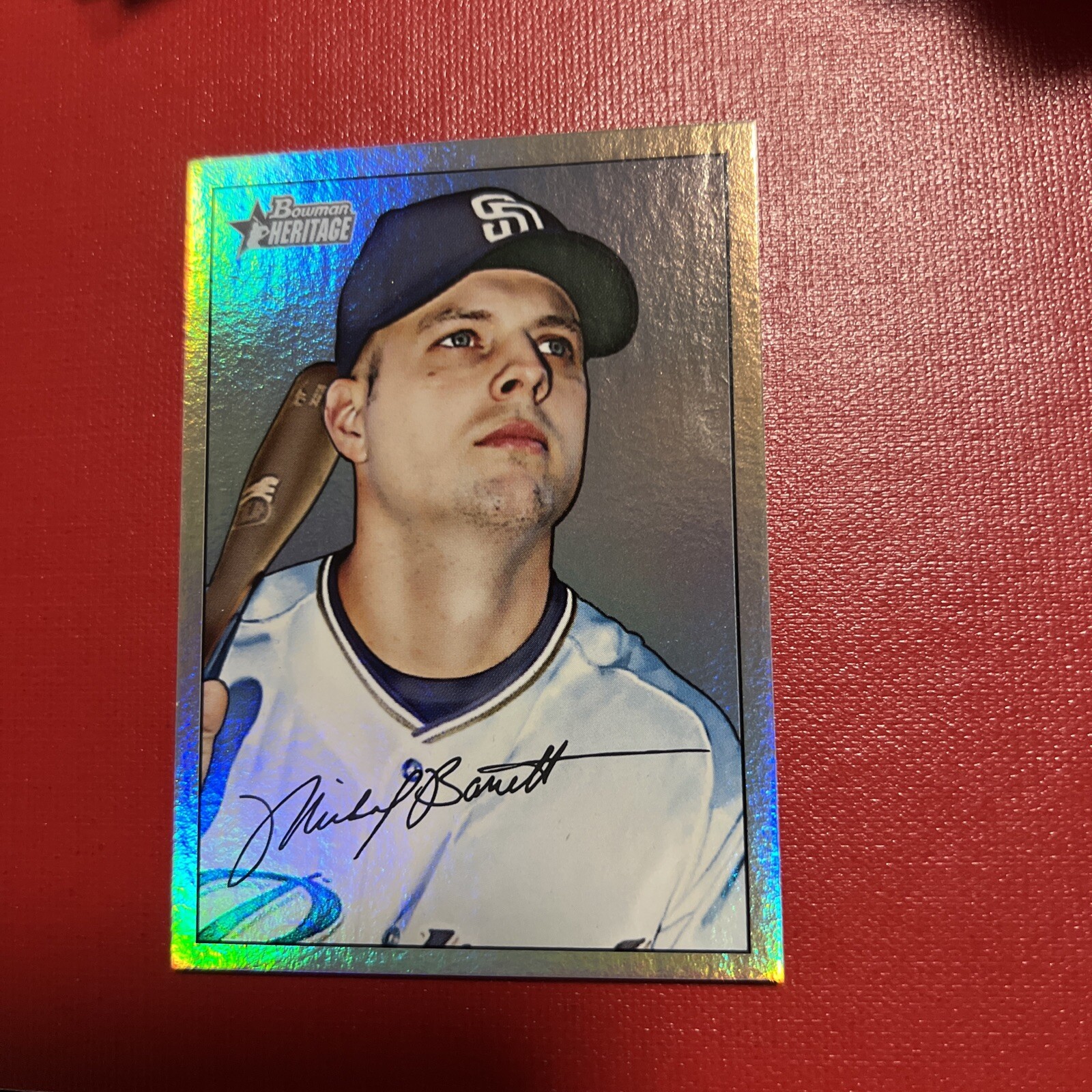 2007 Bowman Heritage - Rainbow Foil #132 Michael Barrett for sale ...
