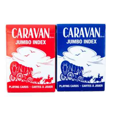 2 Decks Jumbo Index Caravan Cards New Sealed United States Playing Card ...