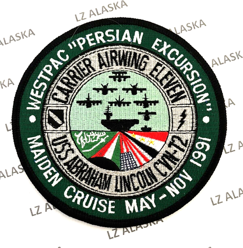US NAVY USS ABRAHAM LINCOLN CVN-72 CVW-11 WESTPAC MAIDEN CRUISE 1991 ...