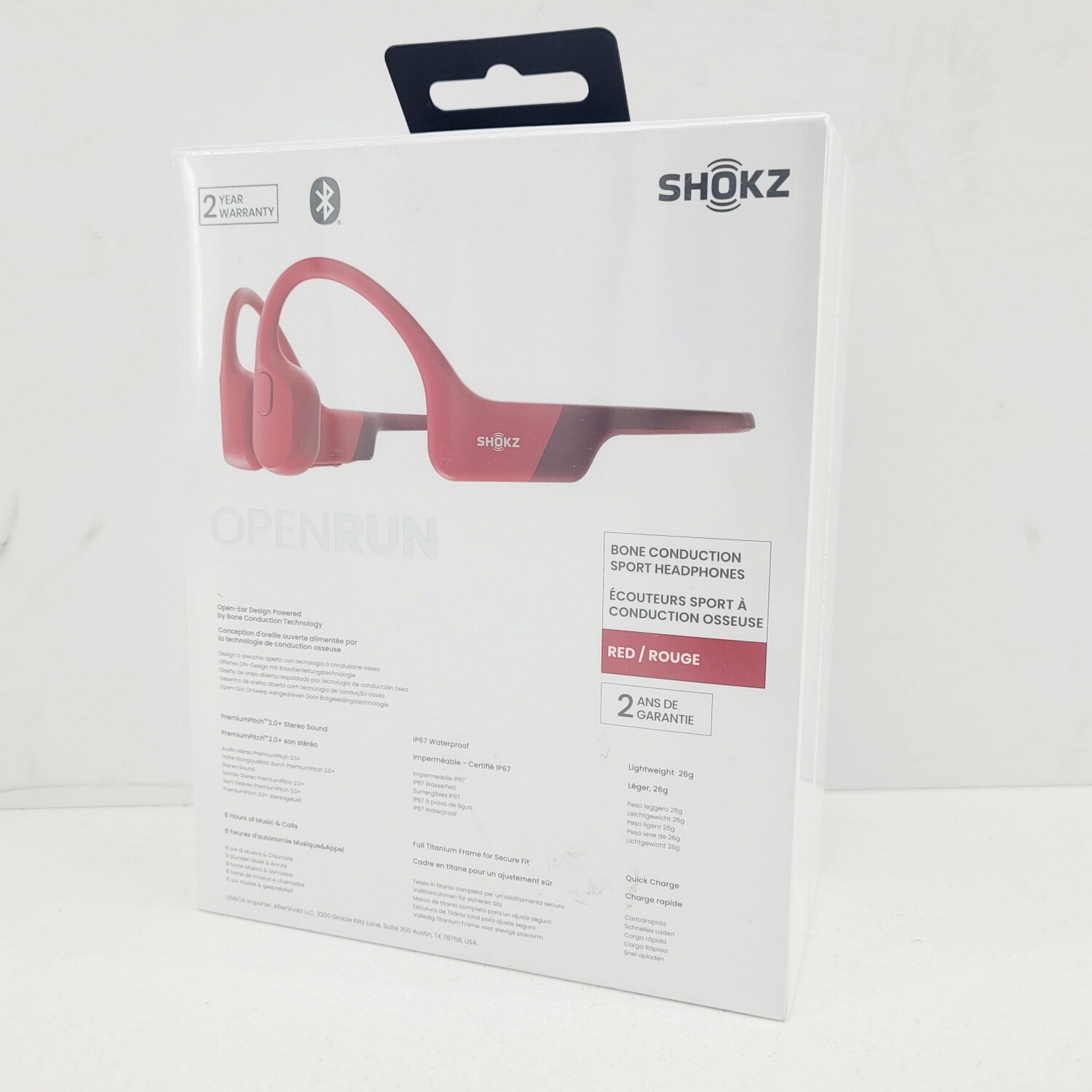 Shokz OpenRun S803STRDCA153 Bluetooth Headset Red | eBay