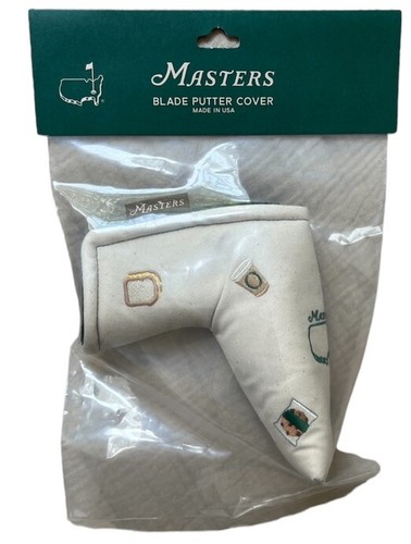 NEW Masters 2024 Seamus Golf Blade Putter Cover W/ Embroidered ...