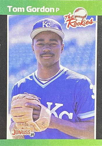 1989 Donruss The Rookies #4 Tom Gordon Kansas City Royals Baseball Card ...