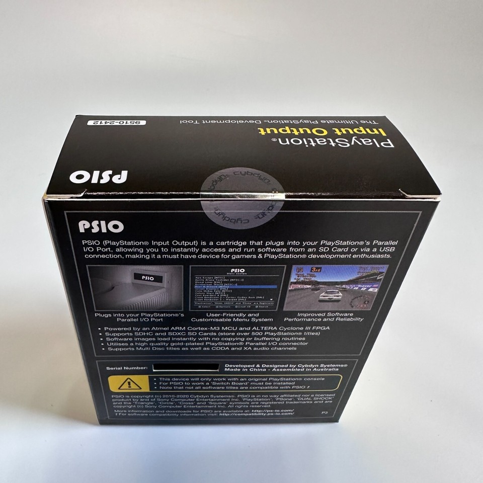 Genuine Original PSIO PS1 Playstation With Switch Board New Sealed | eBay