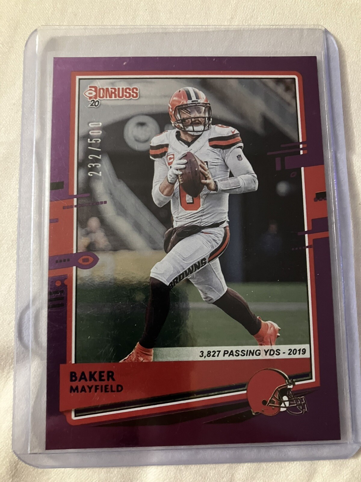 2020 Donruss Season Stat Line #71B Baker Mayfield /500 | eBay