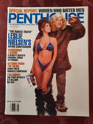 PENTHOUSE Magazine August 1993 Leslie Nielsen Andi Sue Irwin Vinny Paz | eBay