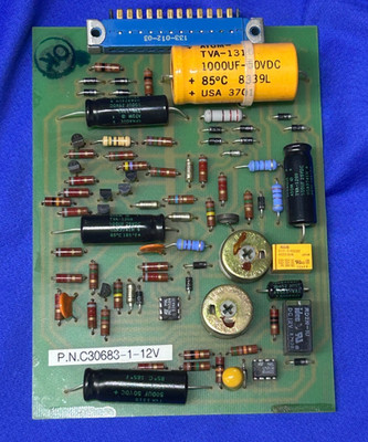 Metron FD2 fire pump control battery charger card Pt# C30683-1-12V FD2 ...