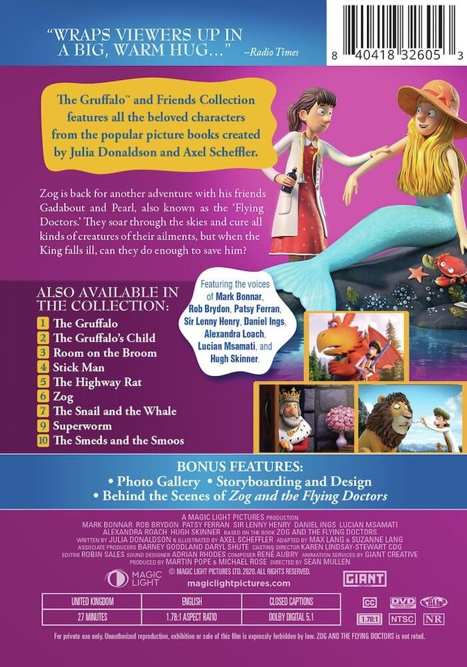 Zog and the Flying Doctors (DVD) | eBay