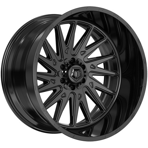 TIS 547B 26x12 6x135/6x5.5" -44mm Gloss Black Wheel Rim 26" Inch ...