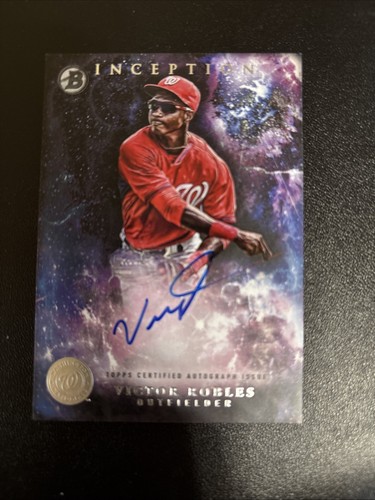 2016 Bowman Inception Victor Robles Prospect Auto #PA-VR Nationals | eBay